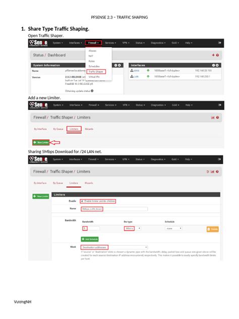 Pfsense 23 Traffic Shaping Guide Pdf Computers