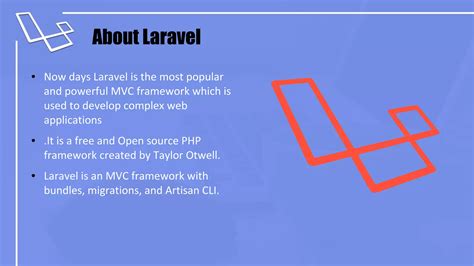 Projects In Laravel Learn Laravel Building 10 Projects Ppt