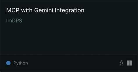 Schema Mcp With Gemini Integration Glama