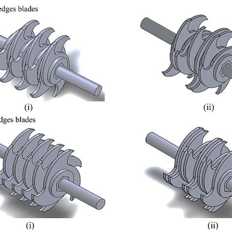Geometrical Design Of The A Double Edge Blade And B Triple Edge