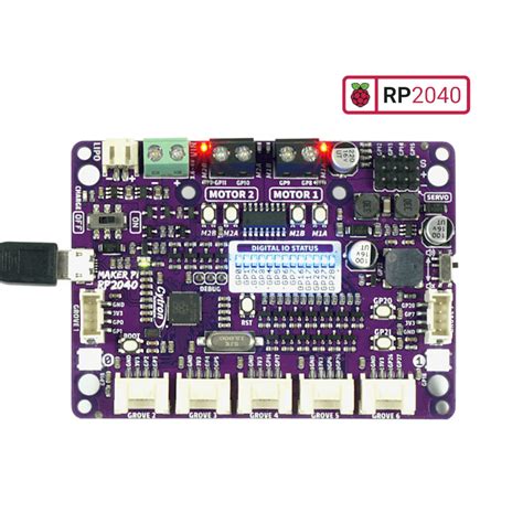 Maker Pi Rp2040 Simplifying Robotics With Raspberry Pi® Rp2040