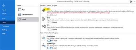 How To Enable The GIT In UiPath Studio Studio UiPath Community Forum