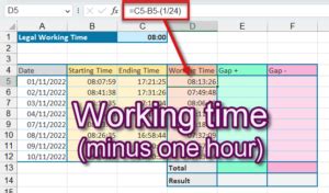 Display Negative Time In Excel
