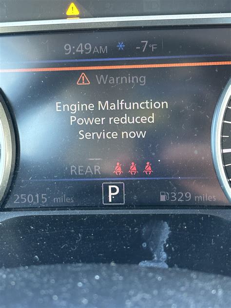 Engine Malfunction Rnissan