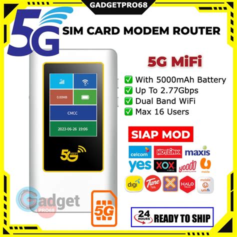 MOD NEW G MiFi High Speed Up To Gbps Modem Modified UNLIMITED Hotspot Router G Portable