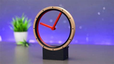 Self Build 3d Printed Arduino Hollow Clock