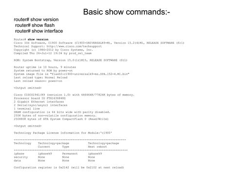 Cisco Router Basic Pptx