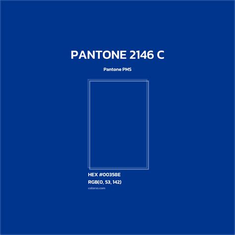 Pantone 2146 C Complementary Or Opposite Color Name And Code 00358e