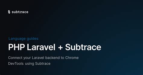 Php Laravel Subtrace Subtrace