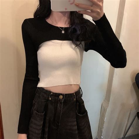 Autumn Pullovers Sweaters Women Layered Long Sleev Vicedeal