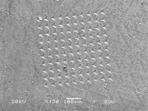 Sem Image For Sample 4 After The Nanoindentation Download Scientific