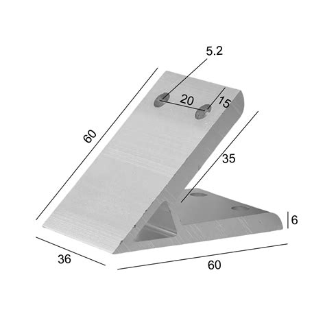 Clupup Aluminum Extrusion Corner Angle Bracket Angle Bracket Connector