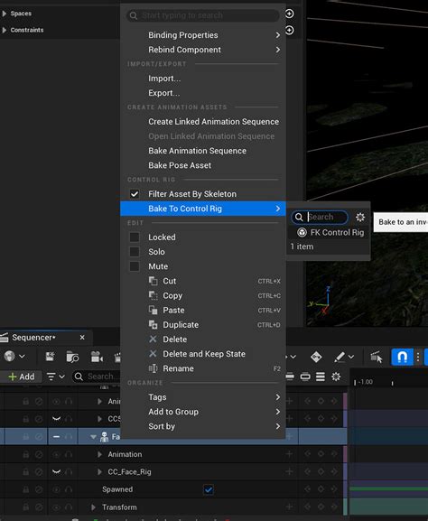 Unreal 56 Cc Auto Setup 141 Unable To Bake To Control Rig Iclone 8