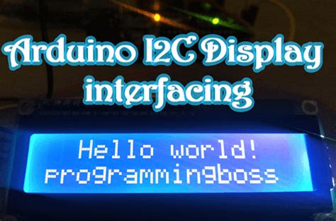 I2c Lcd With Arduino Display Scrolling Text And Custom 55 Off