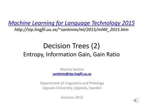 Lecture 4 Decision Trees 2 Entropy Information Gain Gain Ratio Pdf