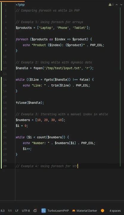 Which Php Loop Is Better Foreach Or While Foreach Vs While In Php