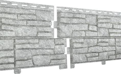 Фасадные Панели U-Plast Stone House Сланец (светло-серый) — Купить ...