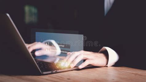 Data Protection Concept And Secure Internet Security Access Cyber Security Technology Login