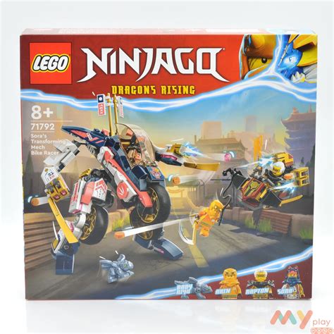 Конструктор LEGO Ninjago Перегоновий робобайк-трансформер Сори (71792 ...