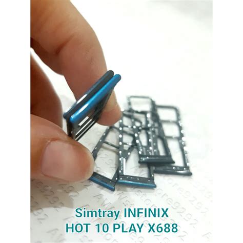 Jual Sim Tray Infinix Hot 10 Play X688 Tempat Sim Hp Shopee Indonesia