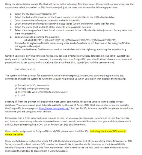 1 4 Pts Using Microsoft Access On The Lab