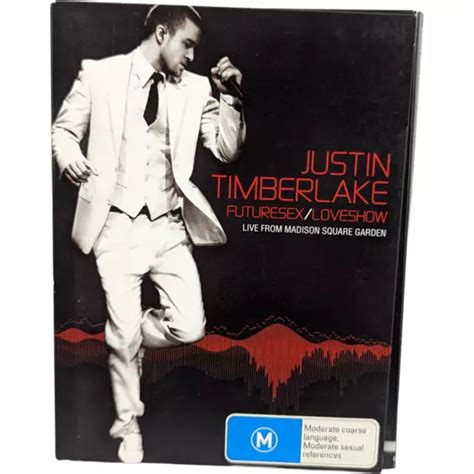 Justin Timberlake Future Sex Love Show Live Msg Disc Digipak Region Dvd Picclick Uk