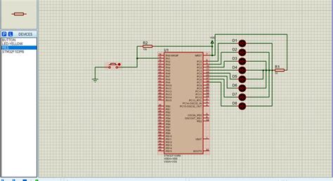 Proteus Simulates The Stm32 External Exti Interrupt And Key Interrupt