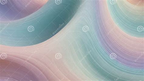 A Soft Flowing Abstract Wave Pattern In Pastel Colors Artificial Intelligence Stock