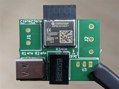 custom pcb troubleshooting esp32 c6 mini 1 r esp32