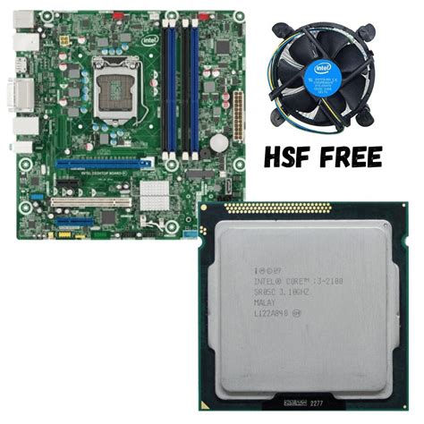 I3 2100 2nd Gen Motherboard Processor Intel Dq77mk Package
