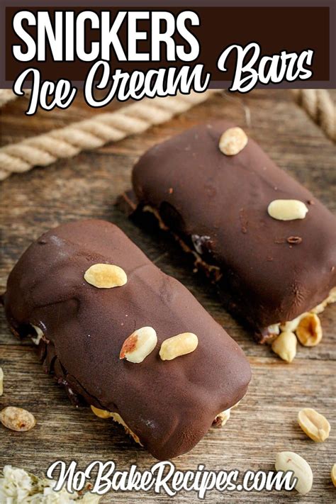 No Bake Snickers Ice Cream Bars The Best Way To Satisfy Your Sweet