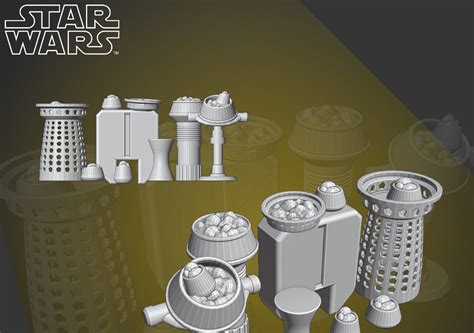 Mos Eisley Street Vendor Props Cgtrader