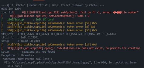 Sd Card Error · Issue 60 · Schreibfaul1esp32 Miniwebradio · Github