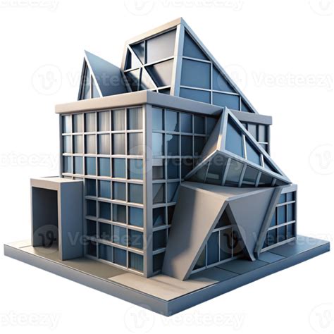 Stunning Rustic A Deconstructivist Office Building Fragmented Forms Sharp Angles Dramatic