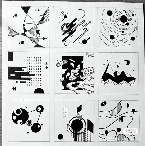 надо에 있는 Dusha님의 핀 2024 평면 그림 기하학 예술 기하학적 패턴