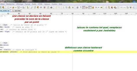 D un sujet à l autre CSS ID et classes