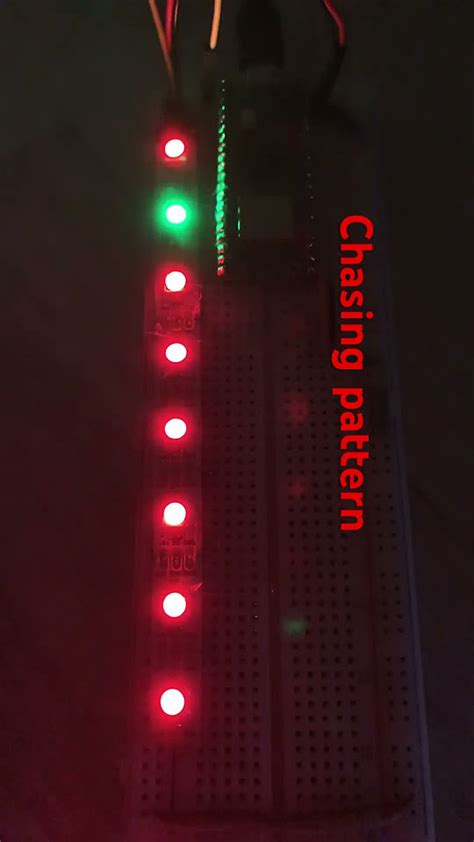 Raspberry Pi Pico W Neopixel Chasing Pattern Youtube