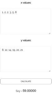 How To Calculate Sxy In Statistics With Example