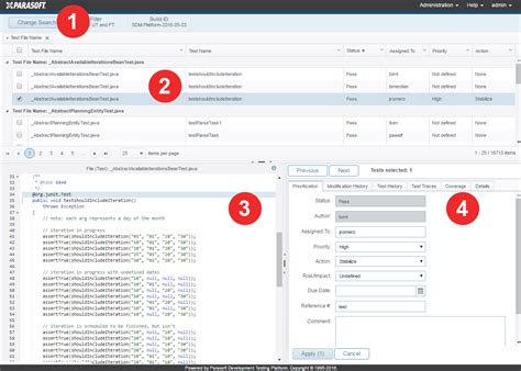 Test Explorer Parasoft Dtp 531 Parasoft Documentation