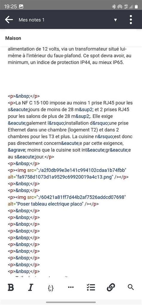 Note In Html In Edit Mode Support Joplin Forum