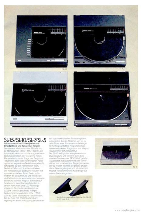 Technics HiFi Component Catalogue HiFi Engine