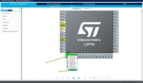 Getting Started With Stm32g0 And Stm32cubeide External Interrupt
