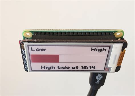 Make A Tide Tracker With Apis And An E Ink Display Raspberry Pi