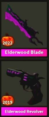 🔫🎃👻 🗡elderwood Blade Set Mm2 🔫🎃👻 🗡 Halloween Items Ebay
