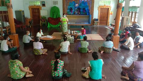 အုတ်တွင်းမြို့နယ် မီးလောင်ချောင်းကျေးရွာ၌ မြစိမ်းရောင်ရန်ပုံငွေများ ဆဋ္ဌမအကြိမ်ထုတ်ချေးပေး