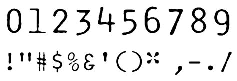Ibm Selectric Manifold Regular Font