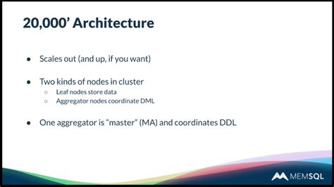 A Technical Introduction To SingleStore