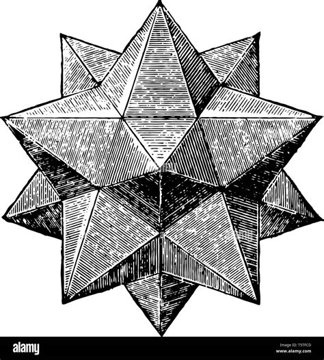The Small Star Shaped Dodecahedron Is One Of The Most Complex Polyhedra