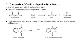Carboxylic Acid Derivatives Acid Anhydride Pptx