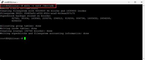How To Create A Sql Database On A New Drive In Ubuntu Sqlservercentral